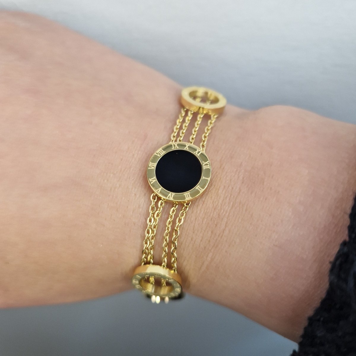 Guld armband riviera chain - Guldklippet.se